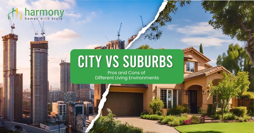 City vs Suburbs: Pros & Cons of Different Living Environments - Harmony ...