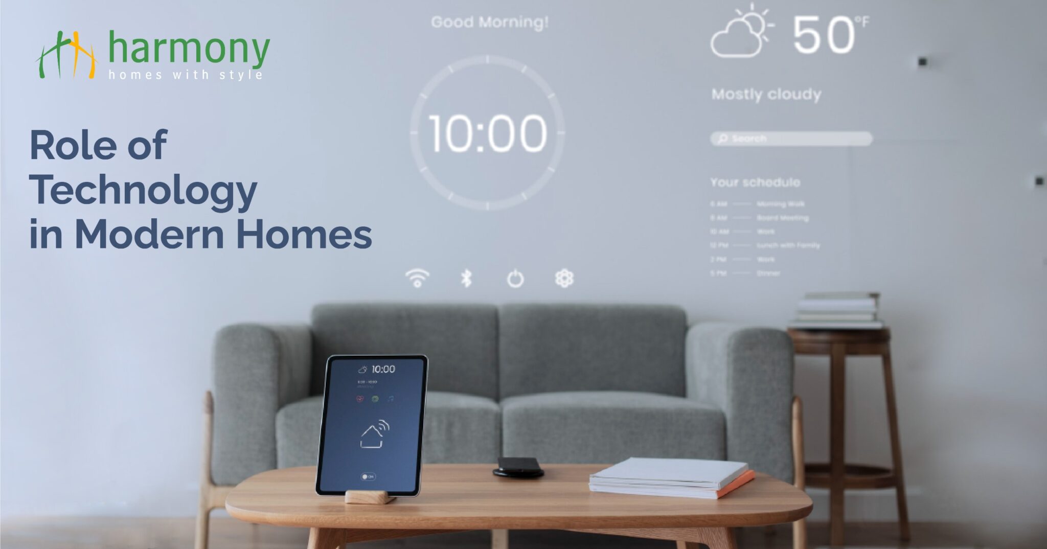 Role of Technology in Modern Homes - Harmony Residences Pvt Ltd